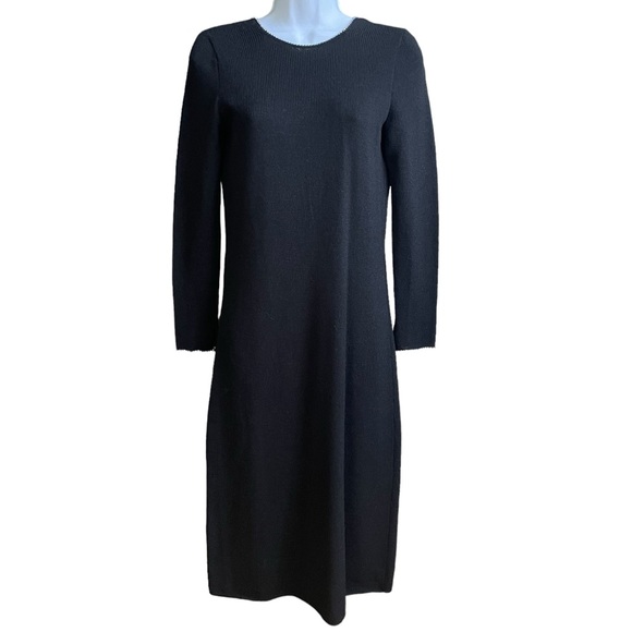 Robert Cappello | Dresses | Vintage Robert Cappello Black Knit Dress ...